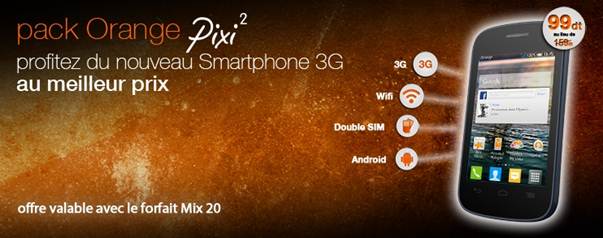 أورنج تونس تطلق الهاتف الذكي الجديد Pixi 2 ثنائي الشريحة